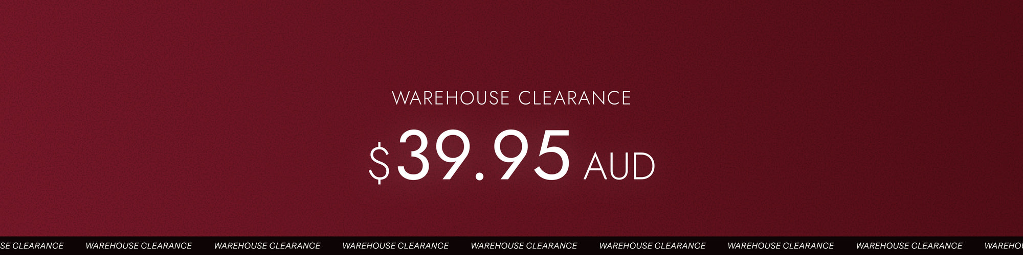 Warehouse Clearance