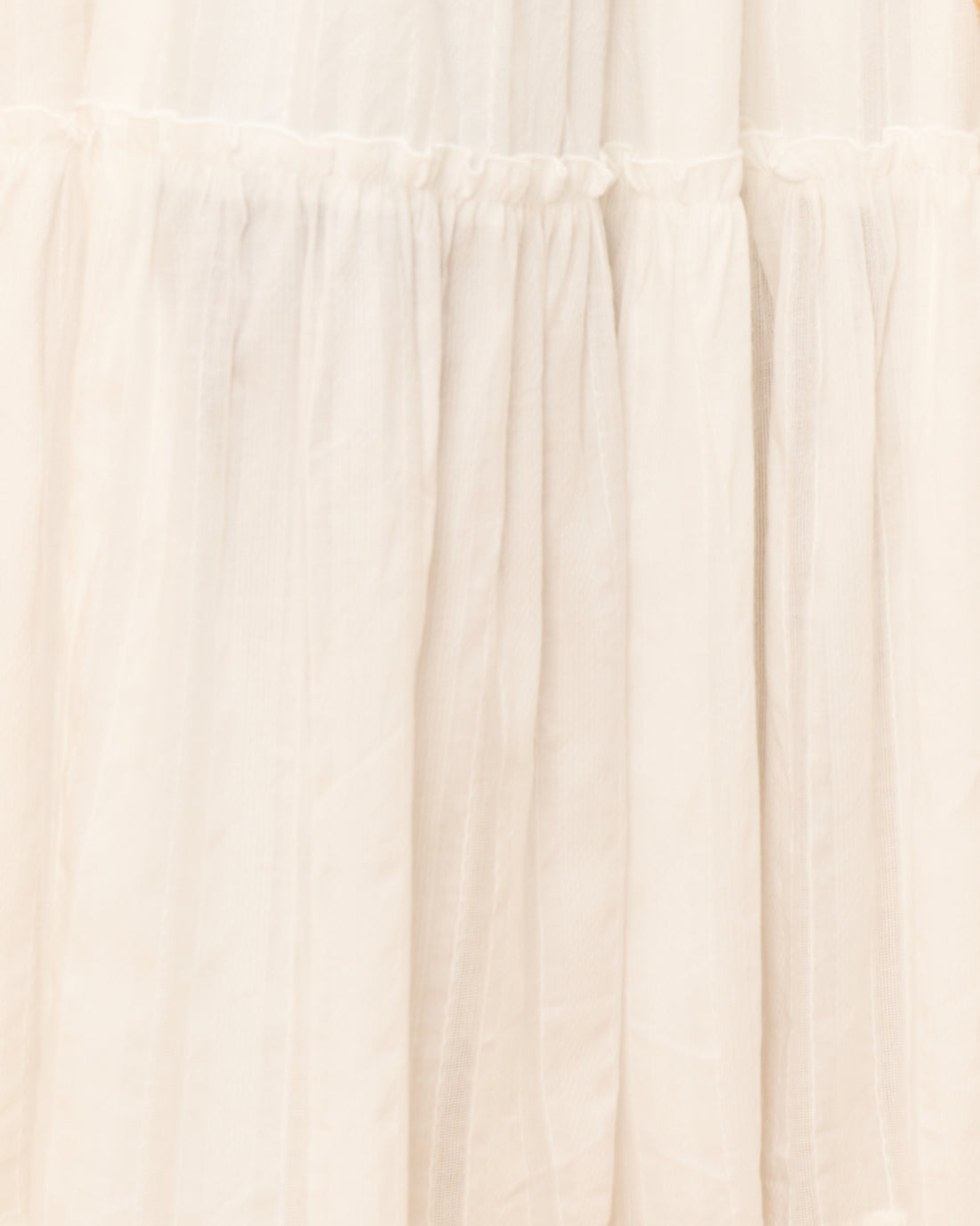 Eleyna White Stripe Tiered Maxi Dress – HEYCHIC