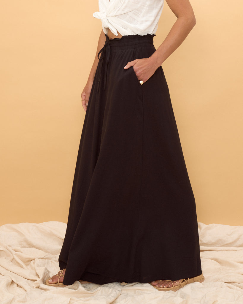 Sol Black Wide Leg Pants