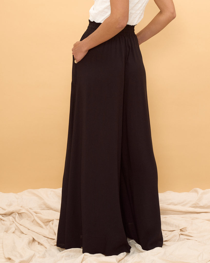 Sol Black Wide Leg Pants